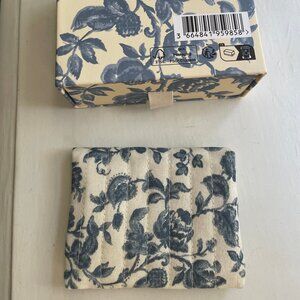 Sezane | Accessories | Sezane Blue Floral Gift Box With Matching Pouch ...